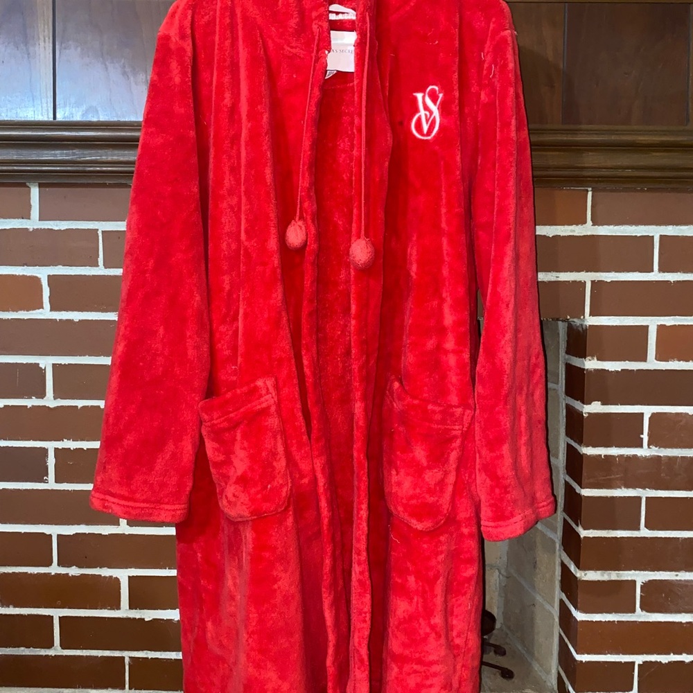 Victoria's Secret Red Plush Robe - Gem